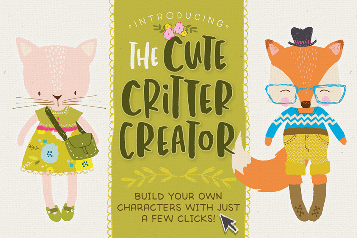 The Cute Critter Creator, an Animal Illustration by Lisa Glanz