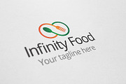 Infinity Food Logo, a Branding & Logo Template by Arslan