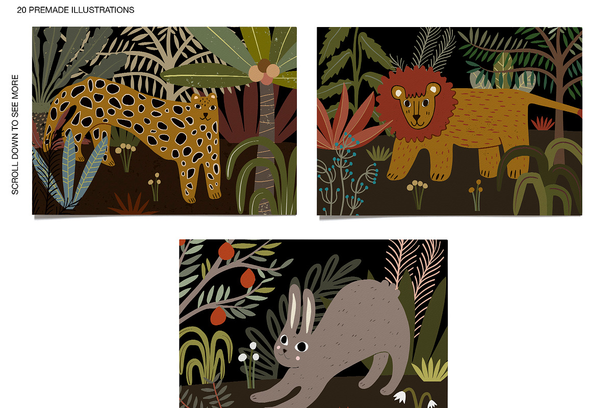 Forest creator, an Animal Illustration by Mii Lab