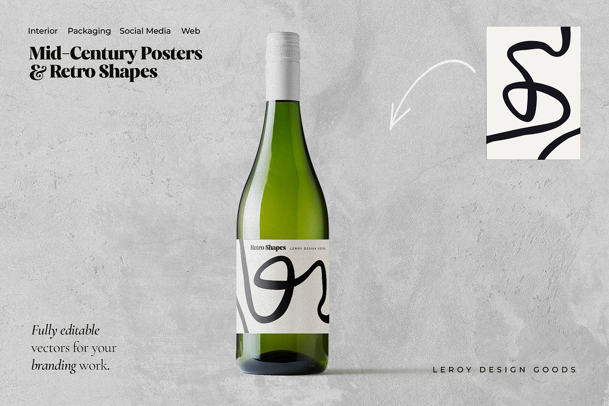 Mid-Century Posters & Retro Shapes 3