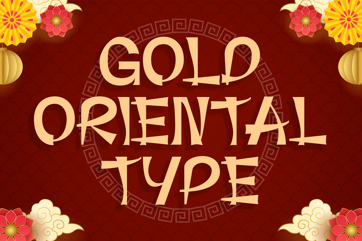 Zilong - Oriental Chinese Font, a Font by Pekotype