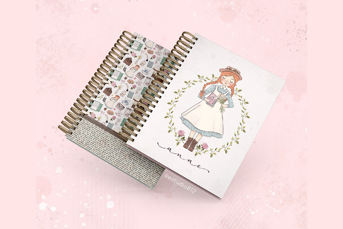 Anne Vintage set, an Illustration by Estudio 812