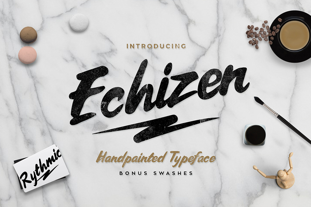 Echizen, a Font by TGIF.STD