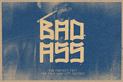 BADASS FONT, a Font by ATV SHOP