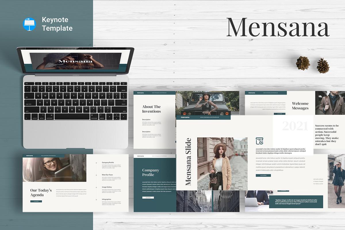 Mensana - Keynote Template, a Presentation Template by Fannan Studio