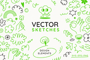 Vector sketches, design elements, a Graphic by venimo