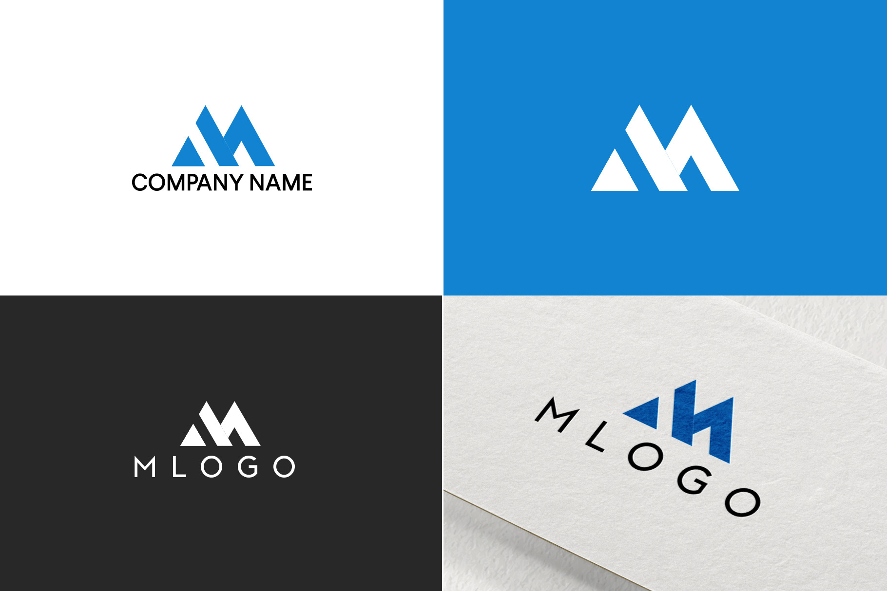 M logo design for business, a Branding & Logo Template by GranzCreative