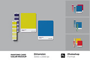 Pantone Card Color Mockup