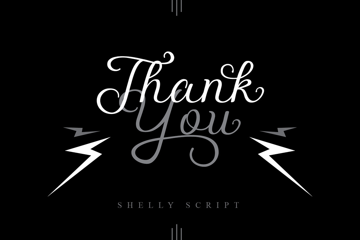 Shelly Script Font, a Script Font by Beautypes