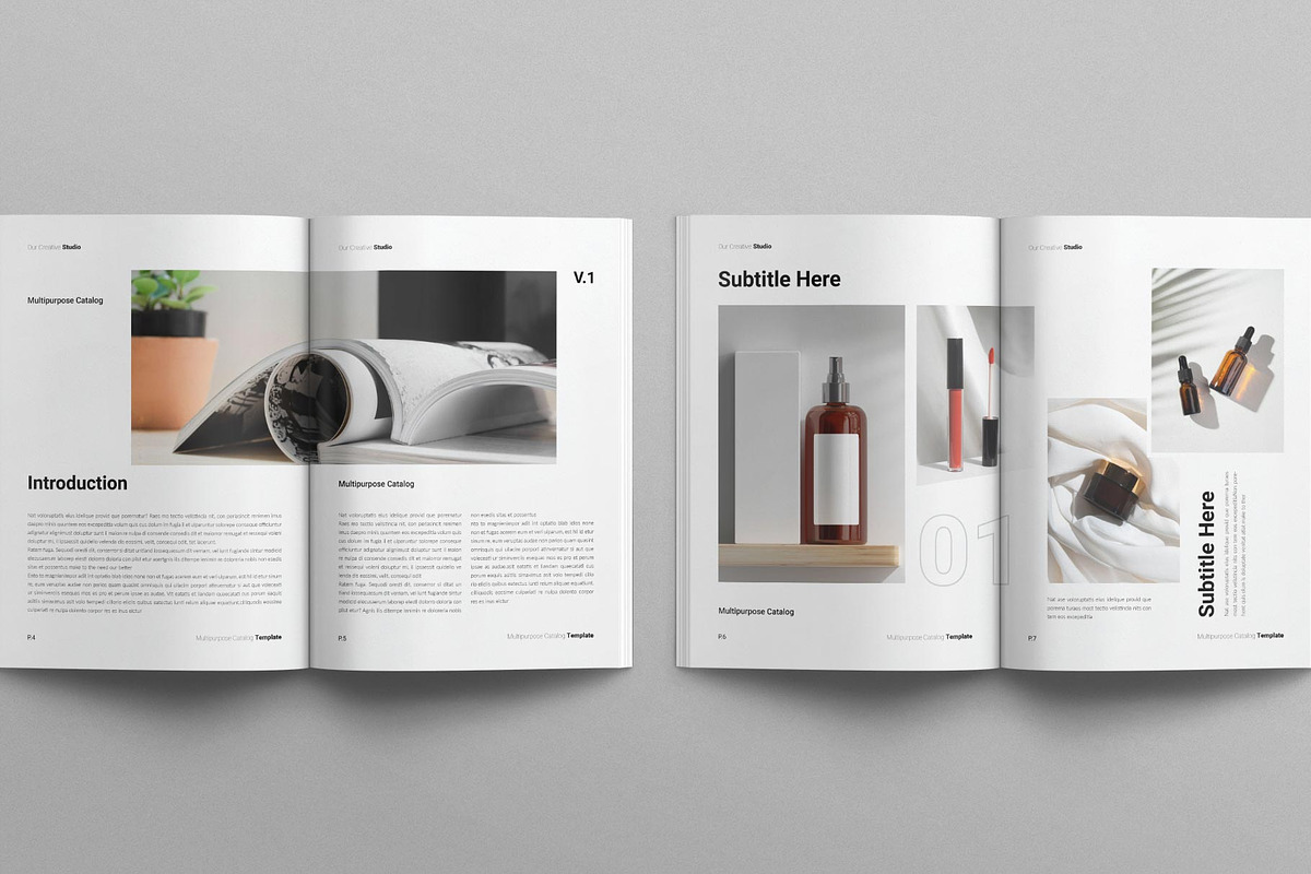Multipurpose Catalog Template, a Brochure Template by TemplatesForest