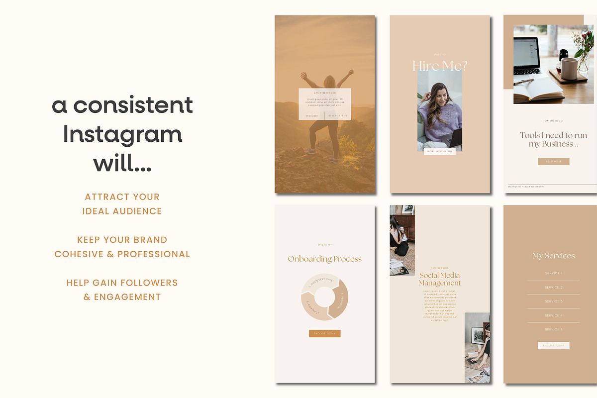 Virtual Assistant Instagram Template, a Social Media Template by ...
