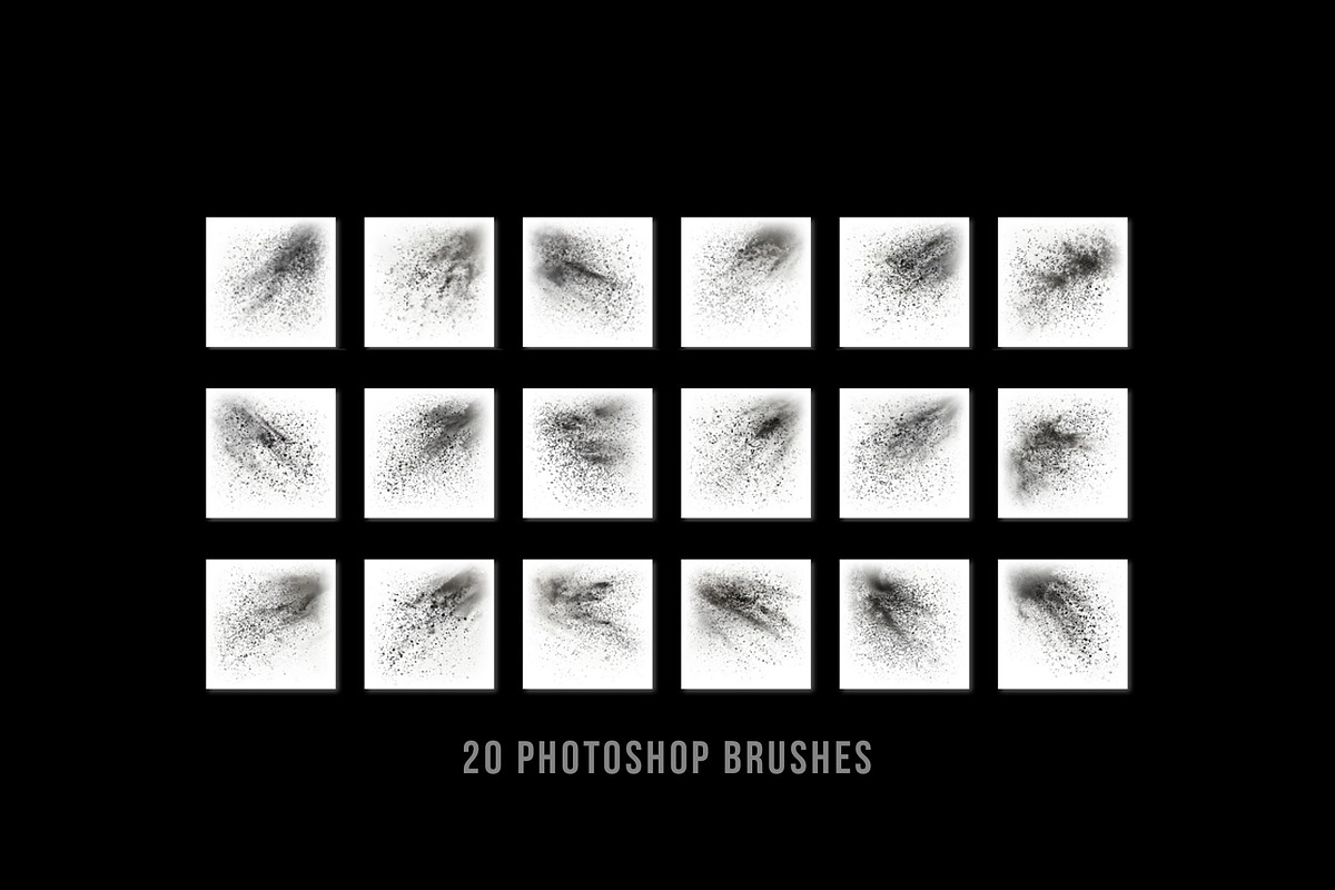Stardust Glitter dust PS brushes, a Brush Add-On by Walllow Creatives