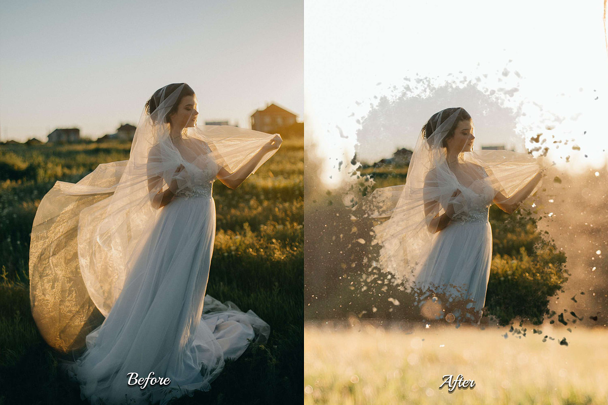 50 Wedding Photo Mask Overlays