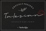 Talesian - Signature Font, a Script Font by ViactionType