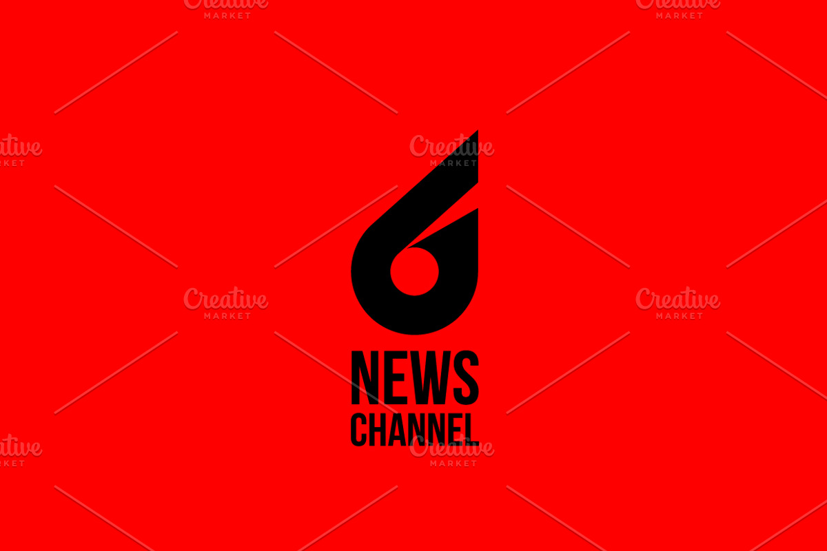 Channel 6 Logo, a Branding & Logo Template by blooon
