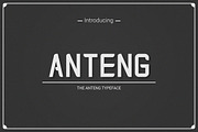 Anteng | Dual Width Font, a Sans Serif Font by Mojibam