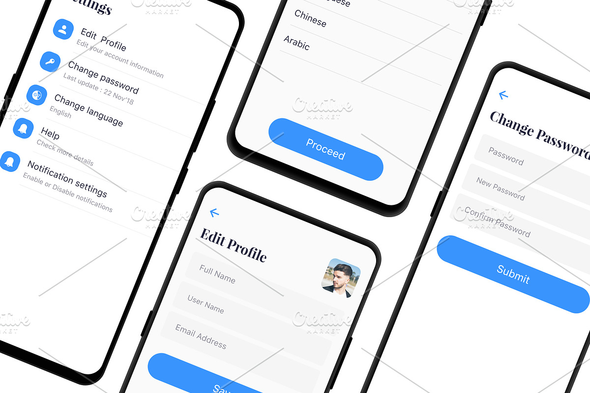 Railway booking app wireframe kit, a Wireframe Template by Peer Forest