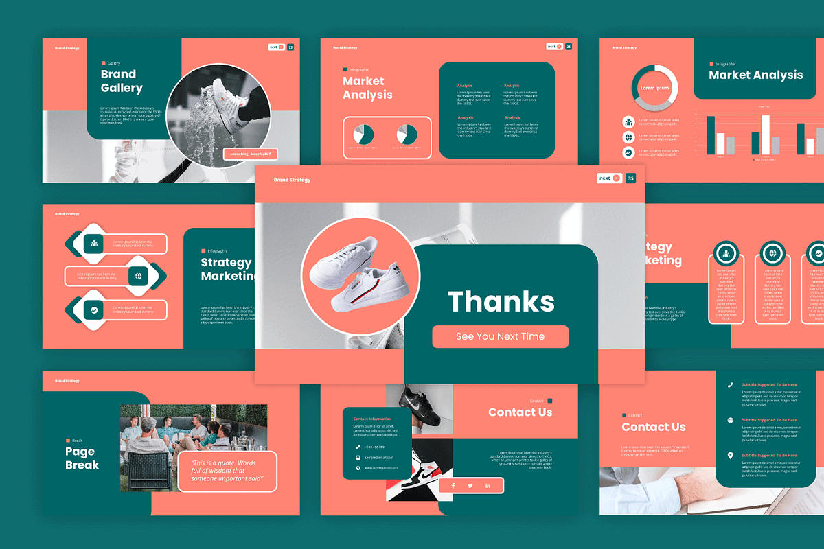 Brand Strategy Powerpoint Template, a Presentation Template by Jaruka