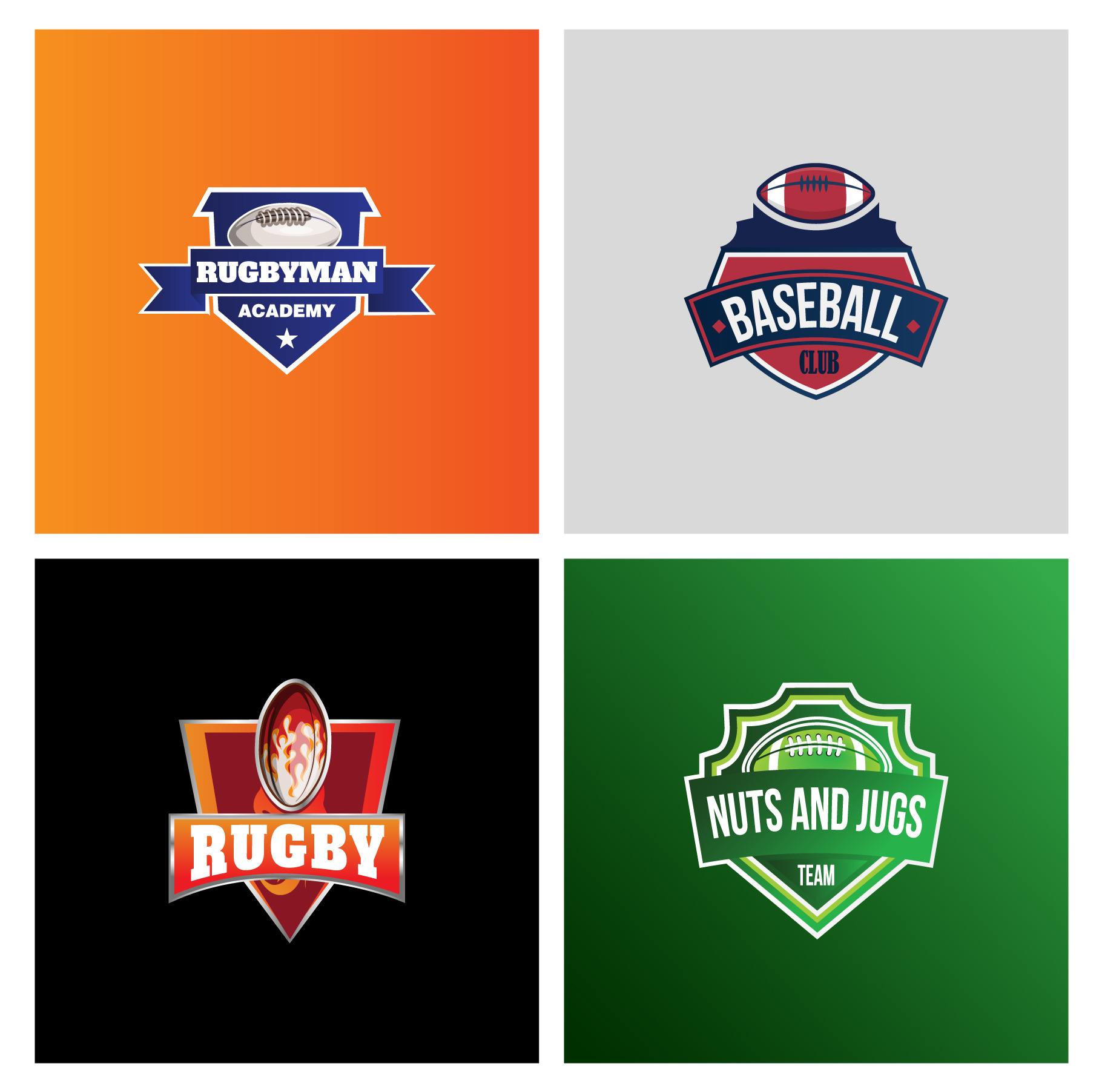 Rugby | Branding & Logo Templates ~ Creative Market