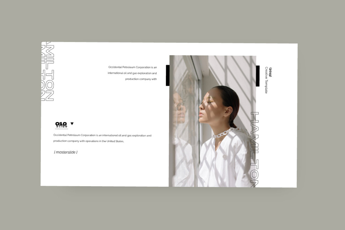 HAMILTON - Powerpoint Template, a Presentation Template by Dirtytemp Studio