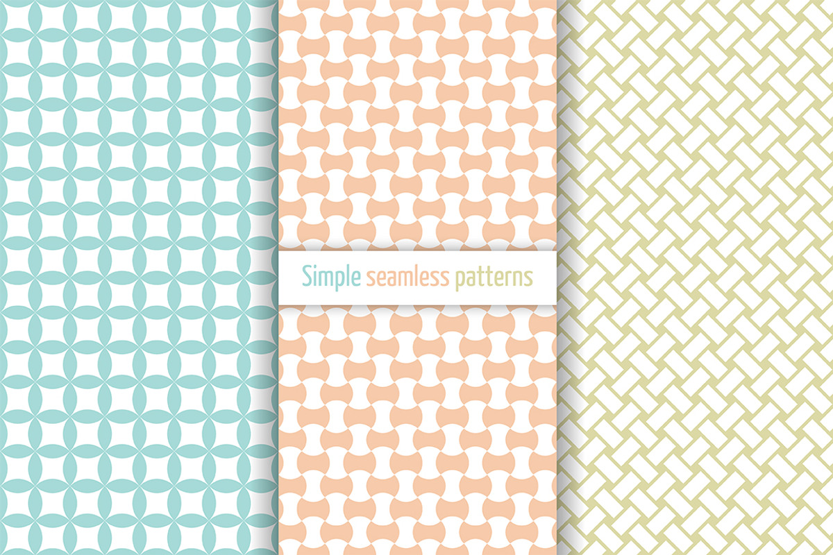 Classical simple seamless patterns, a Pattern Graphic by pattern shop