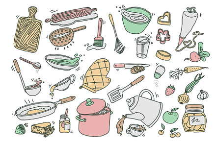 Home Cooking, a Food Illustration by Mio Buono