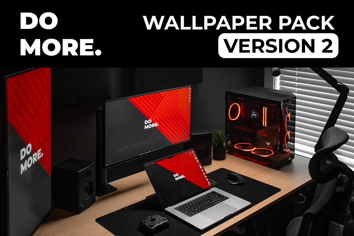 DO MORE v2 Wallpaper Pack