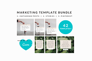 Marketing Template Bundle | Canva, a Social Media Template by molly ho ...