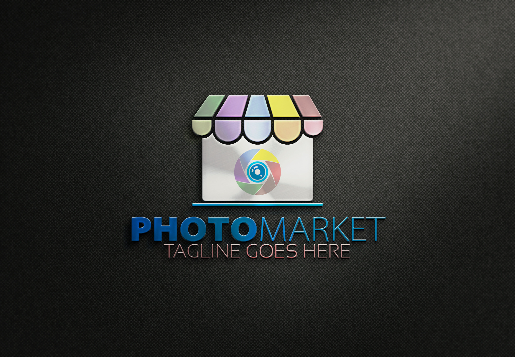 Photo Market Logo, a Branding & Logo Template by essegraphic