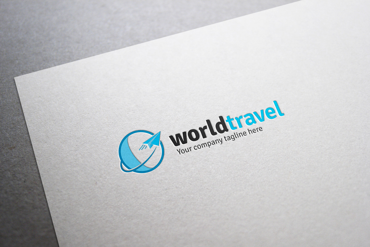 World Travel Logo, a Branding & Logo Template by XpertgraphicD