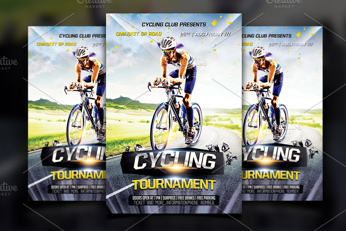 Cycling Flyer, a Flyer Template by Basez Flyers