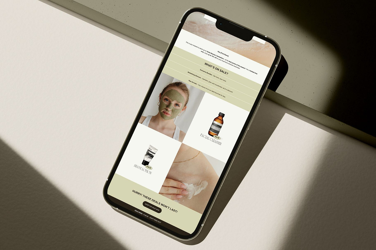 Flodesk Email Newsletter Template | Amare Creative | Creative Market