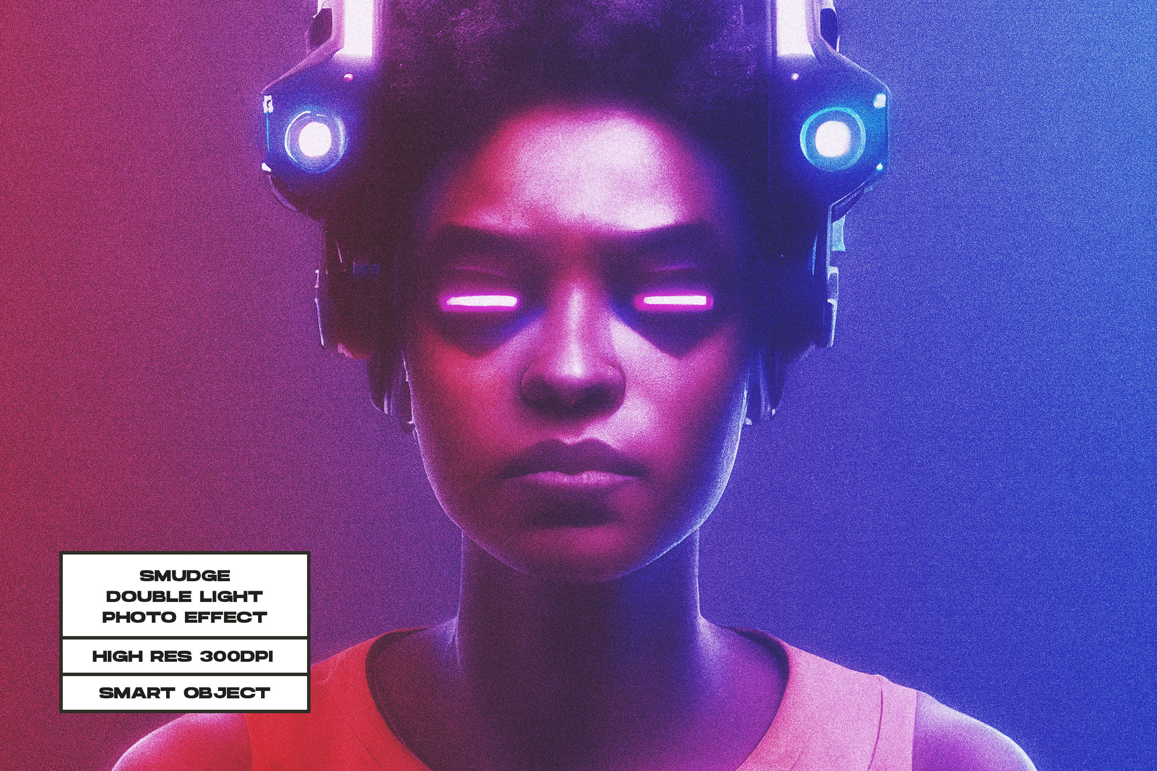 Smudge Double Light Photo Effect, a Layer Style Add-On by iDoodle Studio