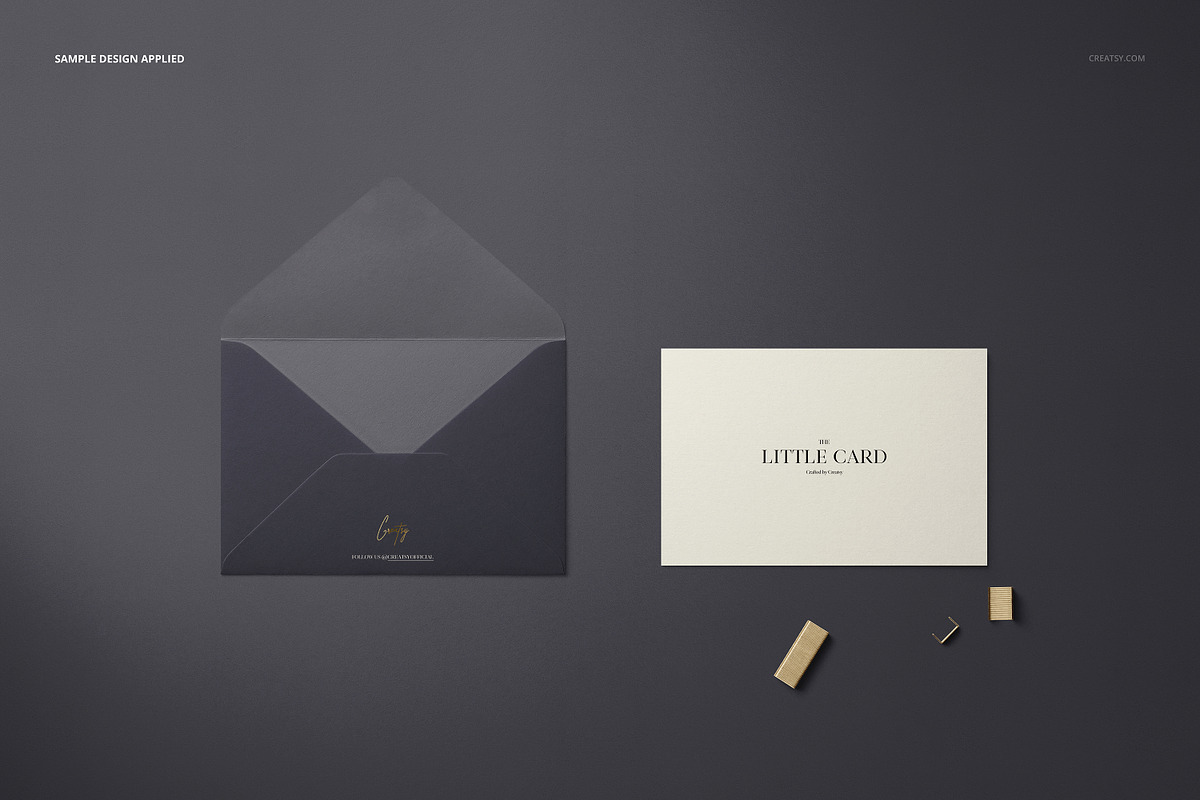 Small Envelope & Card Mockup Set, a Product Mockup by creatsy5