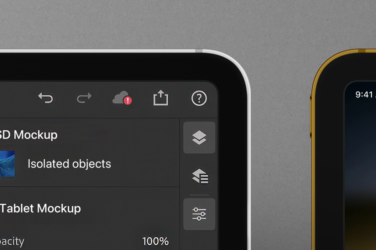 iPad Pro Mockup Tablet Landscape