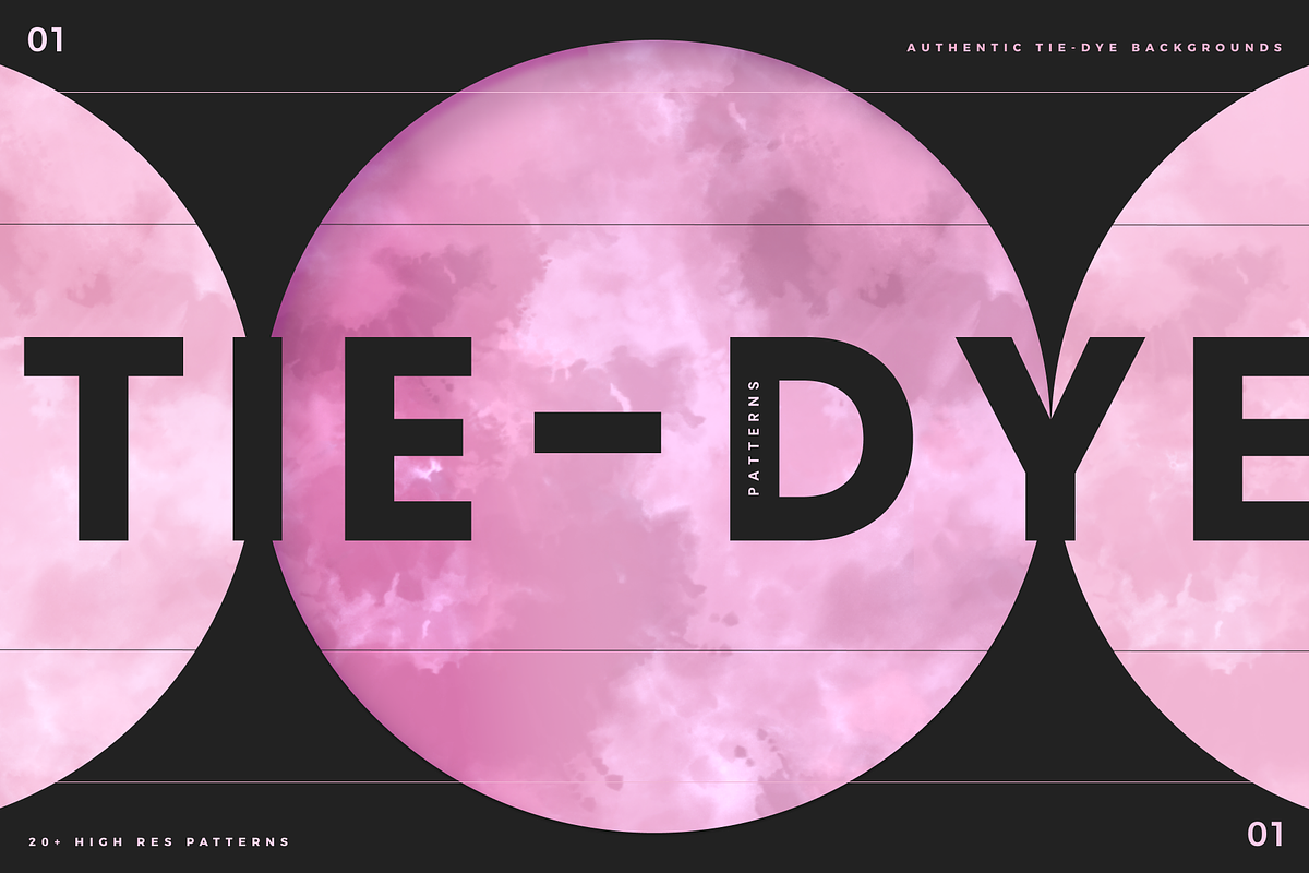 TYD - Tie Dye Background Patterns, a Pattern Graphic by Delightful Design