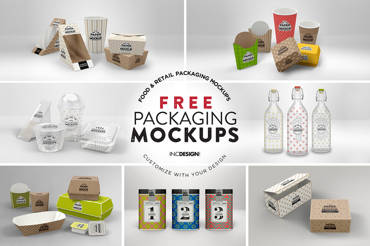 250g Clear Pouch Flat Lay Mockup, a Packaging Mockup by INCDesign