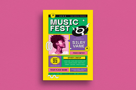 Miami Vice - Flyer / Poster | Flyer Templates ~ Creative Market