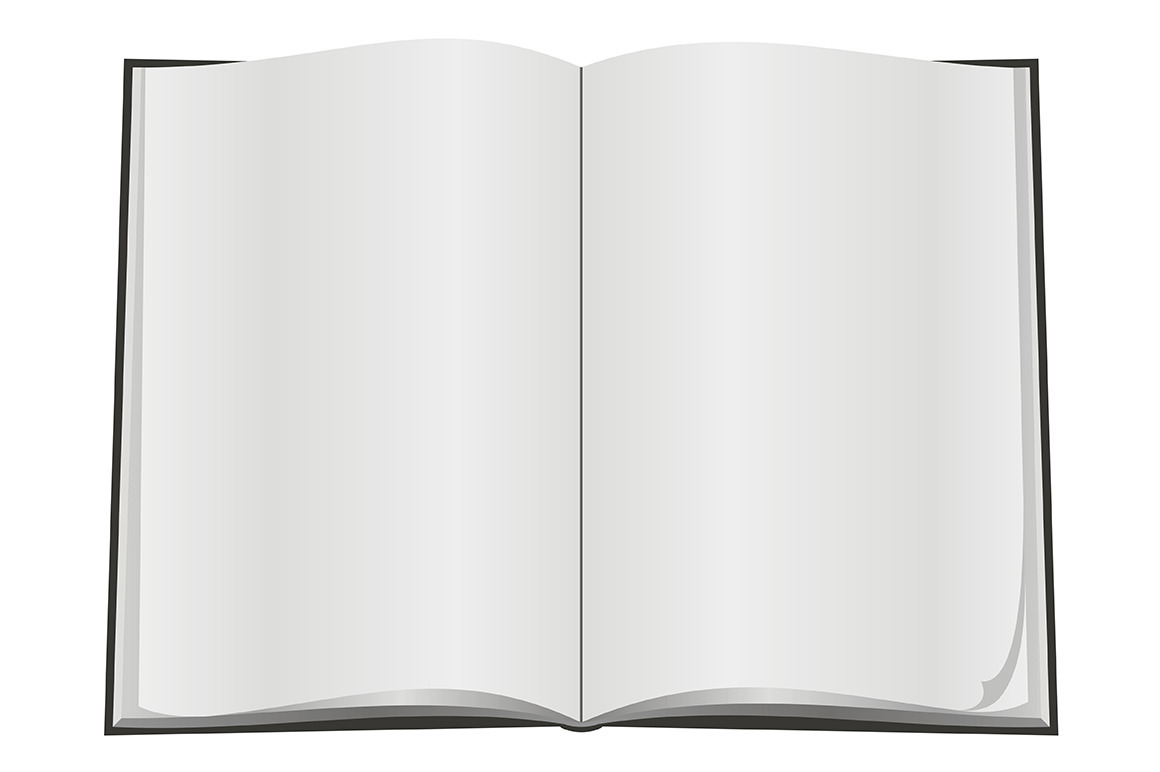 Blank open book, a Graphic by Things for designers | Creative Market