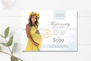 Maternity Session Marketing Board, a Flyer Template by By Stephanie Design