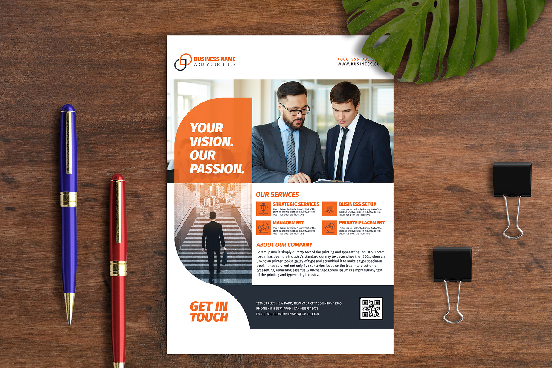 Printable Business Flyer V01 | Creative Market