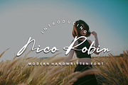 Nico robin hand written font, a Blackletter Font by VectorCraft