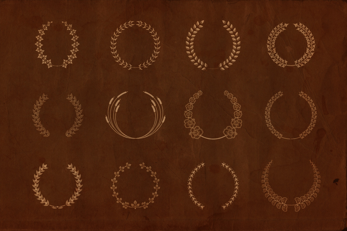 Wreath Shapes Vol.2, an Object Graphic by MIIM | Creative Market