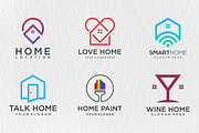 House combined logo design, a Branding & Logo Template by BARONSTD