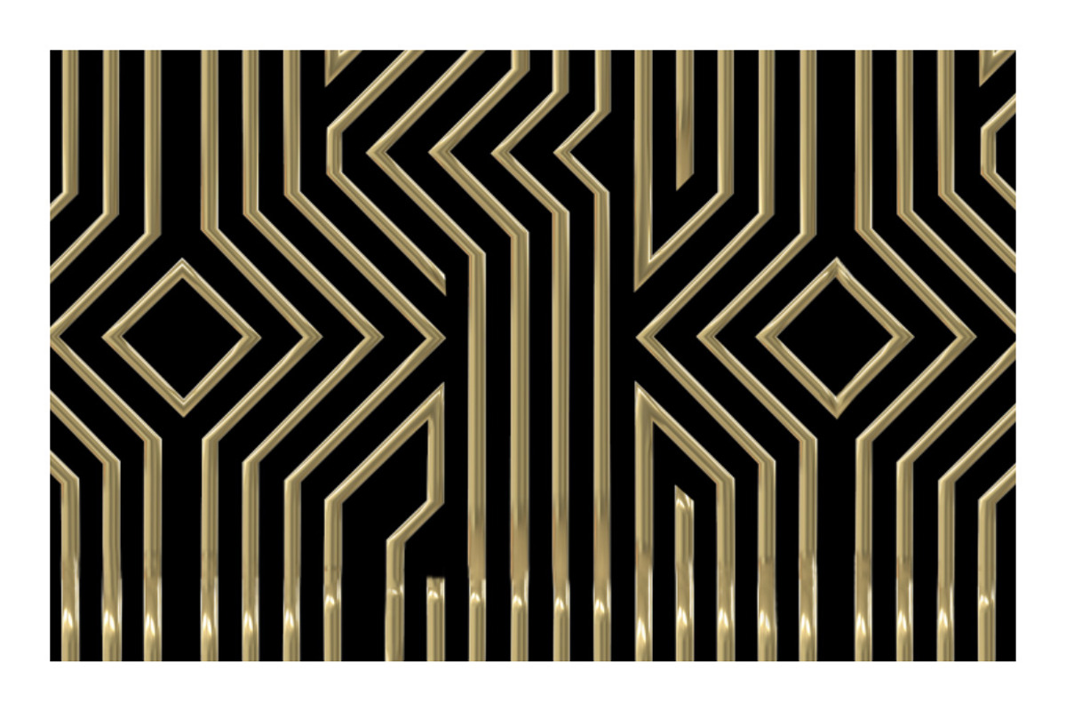 3D Art Deco Patterns for Photoshop, a Pattern Graphic by DesignerCandies