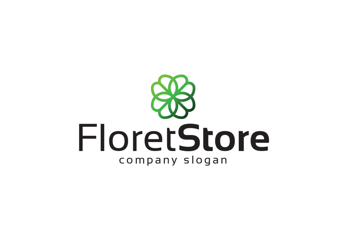 Floret Store Logo, a Branding & Logo Template by EmilGuseinov