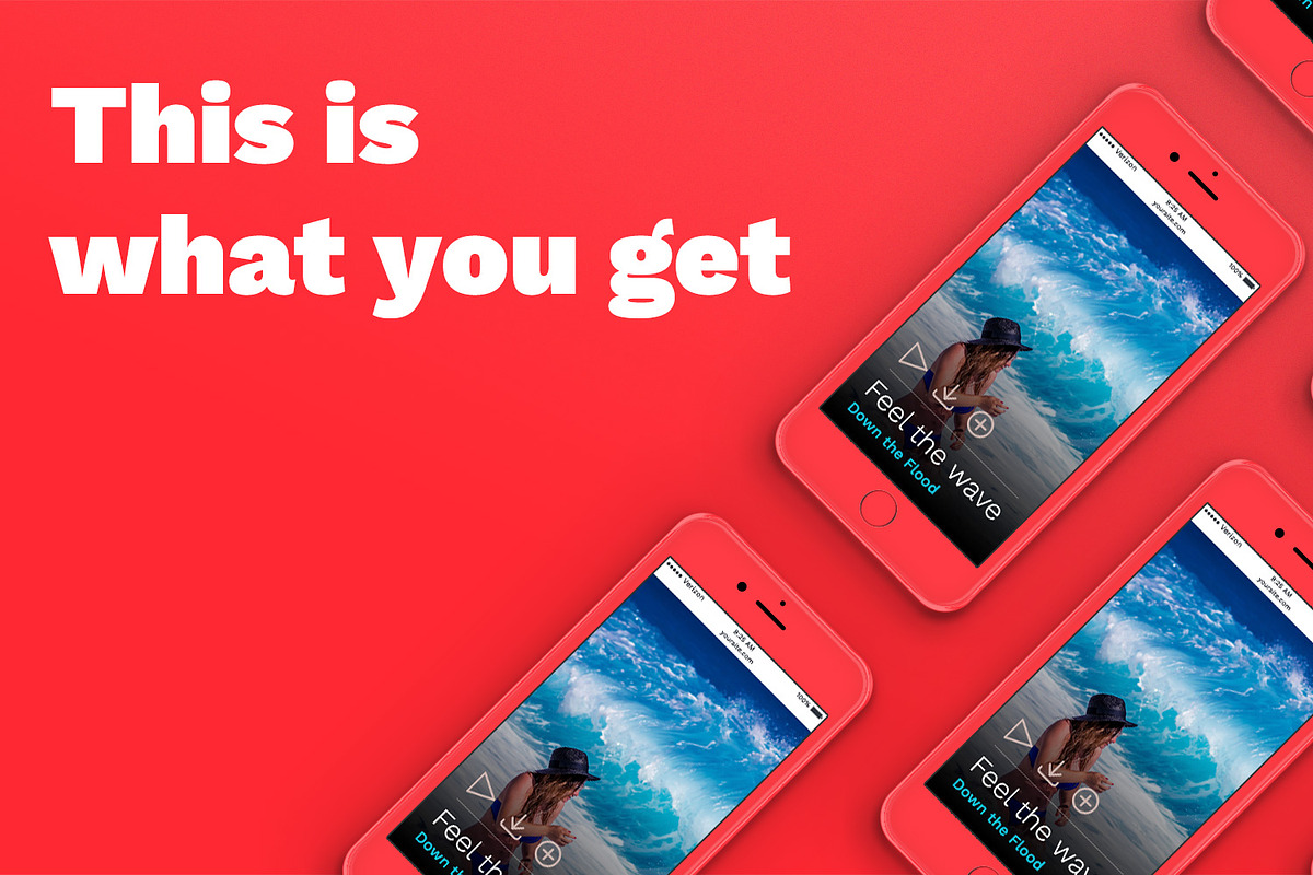 iPhone™ Diagonal Mockup, an iPhone Mockup by eppearance