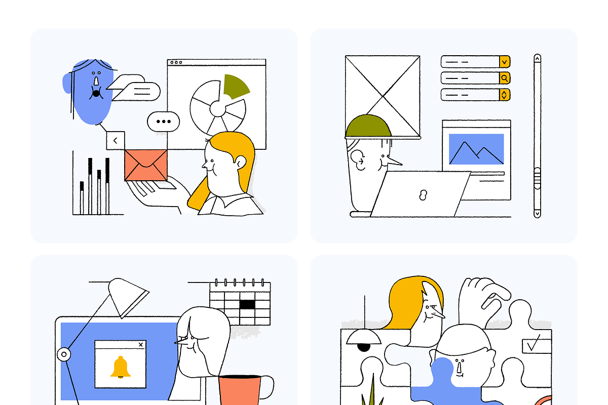 Head Office Illustrations, a Templates & Theme by Craftwork