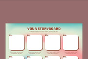 Storyboard with Gradient Background, a Presentation Template by ...