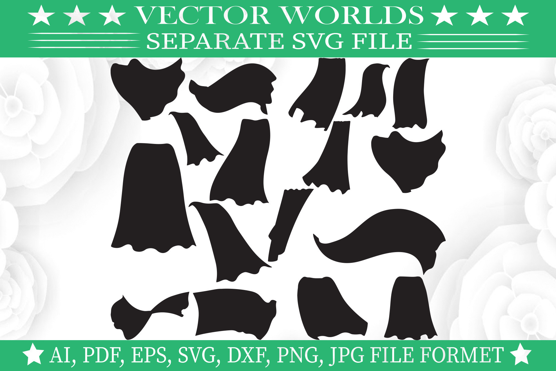 Cloth Flying Svg, Cloth, Flying Svg, an Object Graphic by VectorWorlds ...